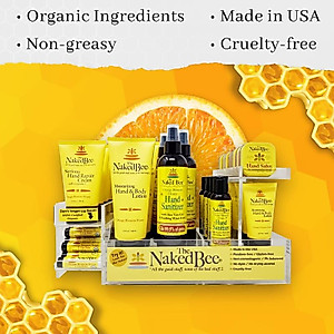 The Naked Bee Orange Blossom Honey Foam Soap (12 oz) Liquid Foaming Hand Soap - Mild Cleanser to Reduce Dryness - Gentle Foam for Clean and Soft Hands