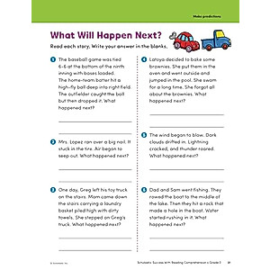 Scholastic Success with Reading Comprehension Grade 2 Workbook (Scholastic, Grade 2)