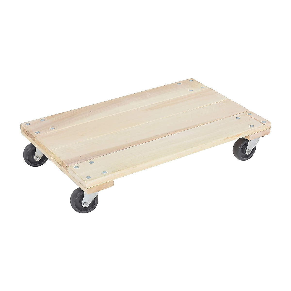 Vestil HDOS-1624-9-E Hardwood Dolly with Solid Deck Econ, 900 lb. Capacity, 16" x 24", Tan