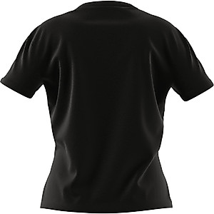 adidas womens PLMTR Graphic Tee Black Medium