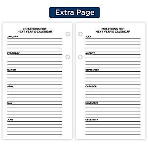AT-A-GLANCE 2024 Daily Desk Calendar Refill, 3-1/2" x 6", Standard, Financial (S1705024)