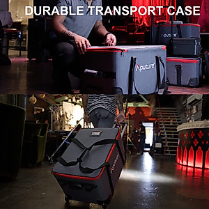 Aputure LS 600x Pro 600W Bi-Color LED Video Light, CCT 2700K~6500K, CRI&TLCI ≥96,App Control 9 Lighting FX V-Mount for Video Recording Photography