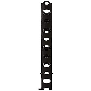 Home Basics Free Standing 50 Pair Shoe Organizer Rack, Ideal for Entryway and Hallway, Black
