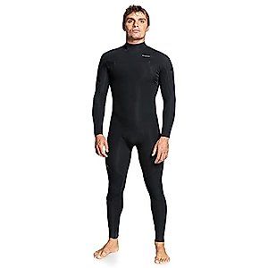 Quiksilver Mens Everyday Sessions 3/2 Back Zip Wetsuit - Black | Small