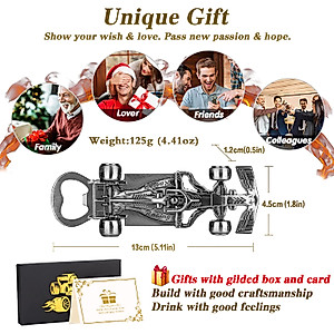 LKKCHER Racing Car Gifts for Men Women, Novelty Racing Car Bottle Opener, Birthday Gifts Christmas Gifts for Men Grandpa Boyfriend Husband, Racing Gifts Stocking Stuffers for Men Dad Adults
