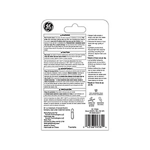 GE Halogen Light Bulb, Specialty T Type Light Bulb, 100 Watt, Clear Finish, Candelabra Base (1 Pack)