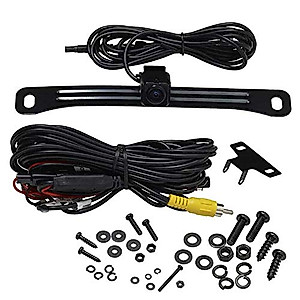 Audiovox ACA800 License Plate Backup Camera with Parking Grid Lines