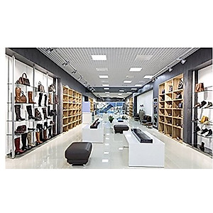 4 Pack LED Troffer 2x4 FT Retrofit Kit,Magnetic LED Retrofit kit,36W (240W Equiv),5000K Daylight White,0-10V LED Driver/2 Tubes Per Kit,T8 T10 T12 Fluorescent Replacement Light Bar,Easy to Install