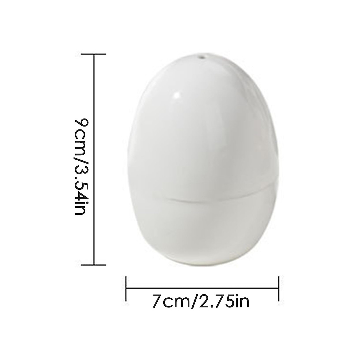 Microwave Egg Cooker, Microwave Hard Boiled Egg Cooker, Hardness & Soft Egg Cooker Under 10 Minutes, Egg Cooker Microwave for Quick Egg Boiling, Cooking Accessories (1 egg)