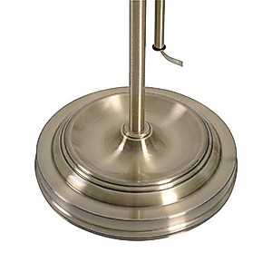 Kenroy Home 33055AB Denton Floor Lamps, Small, Antique Brass