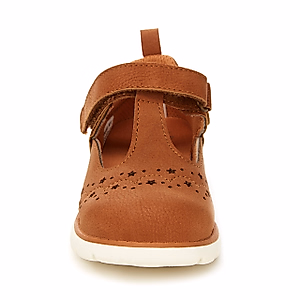 Stride Rite 360 Girls Lacey Mary Jane Flat, Tan, 5 Toddler US