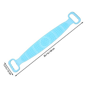 INGVY Dry Brushing Body Brush Brushsilicone Loofah Body Scrubber Bath Towel Shower Exfoliating Strap Exfoliator Men Exfoliate Scratcher Sponge Washer