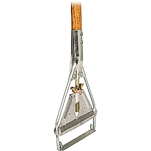 Genuine Joe-GJO54201 Cotton Wet Mop with Handle 60" Width x 0.94" Height; Cotton HeadWood Handle – Lightweight