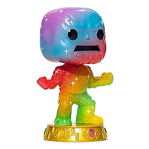 Funko Marvel Infinity Saga Thanos Art Series Pop! Vinyl Figure with Premium Pop! Protector Entertainment Earth Exclusive