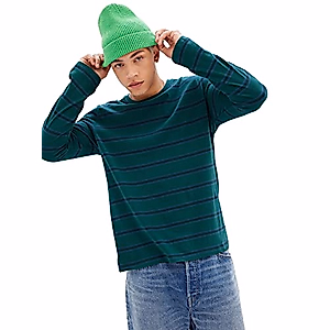 GAP Mens Everyday Soft Long Sleeve T-Shirt T Shirt, June Bug 19-5414 TCX, Medium US