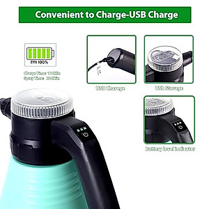 Electric Sprayer, 0.52 Gallon Handheld Battery Power Sprayer in Garden and Lawn,for Mist Plants, Home Cleaning
