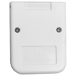 Hyamass 128MB(2043 Blocks) High Speed Gamecube Storage Save Game Memory Card Compatible for Nintendo Gamecube & Wii Console Accessory Kits - White