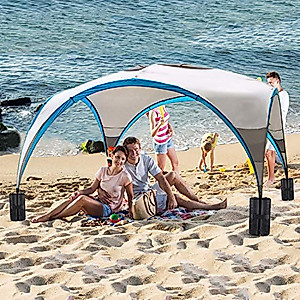 Canopy Weight Bags 120 LB for Pop up Canopy Tent, Leg Weights Sand Bags for Instant Outdoor Sun Shelter Canopy, 4-Pack (Sand Not Included)