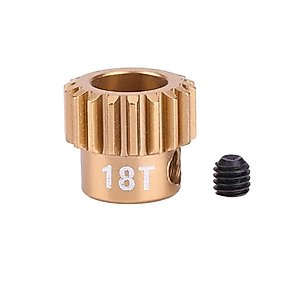 Toxz Motor Pinion Gears 18T 19T 20T 21T 22T 23T 24T 25T 26T 27T 28T for Sakura D3 XI Zero S 1:10 RC Drift Car,Aircraft Grade Aluminum Material
