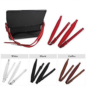 VGEBY Accordion Straps, Adjustable Accordion PU Shoulder Straps Accordion Strap Set for 16-120 Bass (Red)