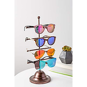 DII Accessory Organization Collection Jewelry Stand, Necklace/Glasses, Bronze