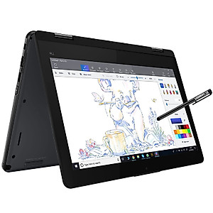 Lenovo ThinkPad Yoga 11e Gen 5 11.6" 2-in-1 Touchscreen Laptop (Intel Pentium N5030, 8GB RAM, 256GB SSD, Webcam) Ruggedized & Water Resistant for Student & School, Type-C, Wi-Fi, IST Pen, Win 11 Home