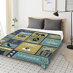 Scout Throw Blanket for Scout Lovers Soft and Fuzzy Fleece Scout Blanket Gifts for Scout Boys and Girls