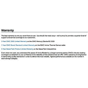 OWC SSD Upgrade Bundle for 2011 iMacs, Mercury Electra 250GB 6G SSD, AdaptaDrive 2.5" to 3.5" Drive Converter Bracket, in-line Digital Thermal Sensor Cable, Installation Tools, (OWCKITIM11HE250)