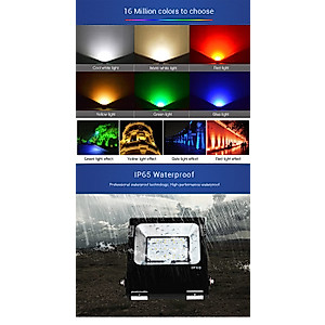 LGIDTECH 20W Miboxer RGB+CCT LED Flood Light AC85-265V Color Changing 2700K-6500K Color Temperature Adjustable