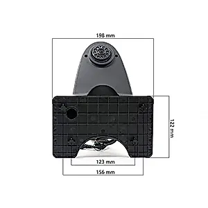 KNRAGHO Compatible with Backup Camera for B E N Z Sprinter/Crafter Camera(RCA conncetor)