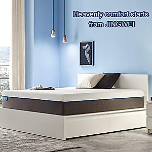Queen Size Mattress, 12 Inches Gel Memory Foam Bed Mattress in a Box Queen Mattress Supportive & Pressure Relief with Breathable Soft Fabric Cover, Premium Size 80 * 60 * 12