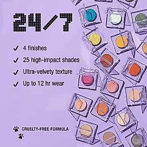 URBAN DECAY 24/7 Eyeshadow Compact - Award-Winning & Long-Lasting Eye Makeup - Up to 12 Hour Wear - Ultra-Blendable, Pigmented Color - Vegan Formula – Fazed (Neutral Orange Matte)