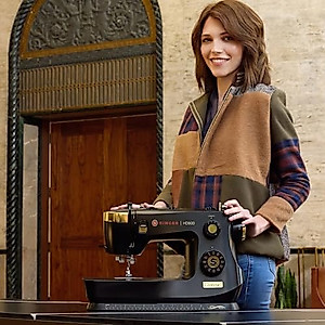 SINGER Heavy Duty 500 Classic Sewing Machine with Accessory Kit | Strong Motor with Enhanced Piercing Power, 23 Built-In Stitches, Full Metal frame, 1-step Buttonhole & LED Light