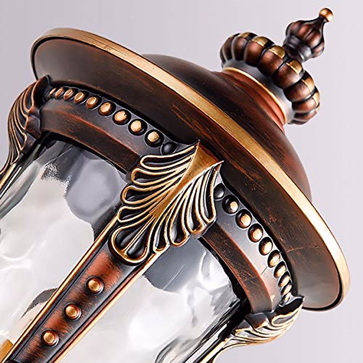 ZSEDP Outdoor Lamp Wall Headlights Pastoral Style Doorpost Lamp Balcony Lamppost Headlight Wall Lamp Standing Lamp Waterproof Lawn Lamp