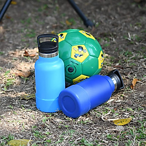 Mollcity Small Water Bottle-12 oz Stainless Steel Vacuum Insulated Water Bottle for Kids-Sports Water Bottle BPA Free for Boys, Girls