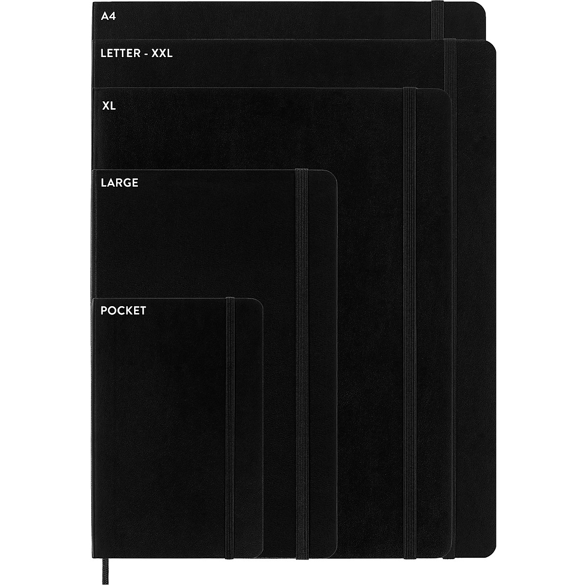Moleskine Classic Notebook, Soft Cover, Large (5 x 8.25") Ruled/Lined