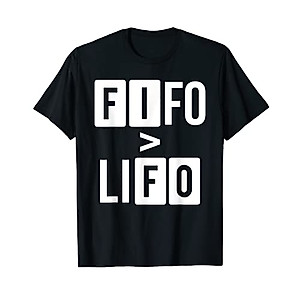 FIFO LIFO Math Accountant Finance CPA Bookkeeper Funny Cute T-Shirt