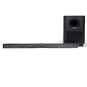 JBL JBL2GBAR51IMBLKAM Bar 5.1 Soundbar with Built-in Virtual Surround, 4K and 10" Wireless Subwoofer (Renewed)