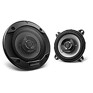 Kenwood Car Audio KFC-S1066 Stage Sound Series 10cm Flush Mount 2-Way 2-Speaker System 220w, Black