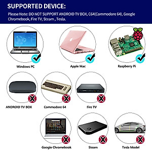 [New Version] 2 Pack 2.4 GHz Wireless Controller Game pad Compatible with SNES & PC, with SNES & USB Receivers, Support Windows PC, IOS MAC, Linux Raspberry Pi and SNES [Plug & Play] [Rechargeable]