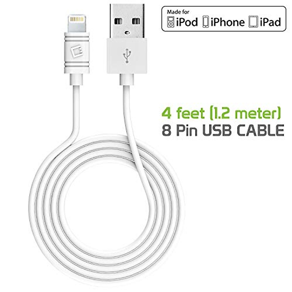Cellet Lightning Cable, iPhone Charger Cord (Apple MFI Certified) Compatible for iPhone 14 Pro Max Plus 13 12 11 Xr, Xs X, SE, 8 7 6S 6 5 and iPad Pro Air Mini, iPod and All