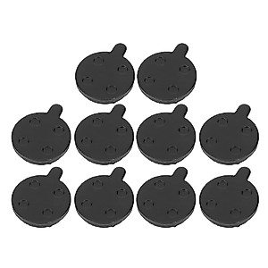 Ezweiji 5 Pairs Bike Disc Brake Pads, Semi Metal bike Brake Pads for Mountain Bicycles and Electric Scooters Replacement Kit Cycling Accessory