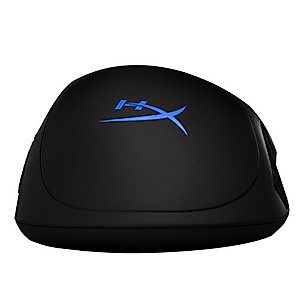 HyperX Pulsefire FPS Pro - Gaming Mouse, Software Controlled RGB Light Effects & Macro Customization, Pixart 3389 Sensor Up to 16,000 DPI, 6 Programmable Buttons, Mouse Weight 95g,Black