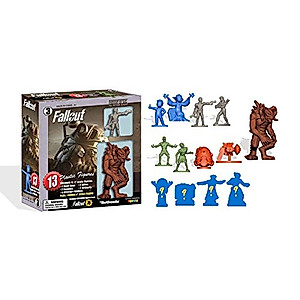 Toynk Fallout Nanoforce Series 1 Army Builder Figure Collection - Boxed Volume 3 | Vault Boy | Power Armor | Deathclaw | Special Edition Collectible Gaming Figures |