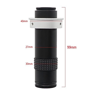 Handheld Digital Microscope Accessories 38MP 1080P 60FPS HDMI USB Industrial Digital Electronic Video Microscope Camera 120X C Mount Lens w/56 LED Ring Light Illuminator Microscope Accessories (Color