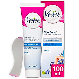 Veet Hair Removal Cream Sensitive Skin with Aloe Vera & Vitamin E (100ml)