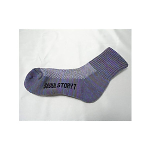 SEOULSTORY7 5Pack Women's Mid Cushion Low Cut Hiking/Camping/Performance Socks Multi Color Medium