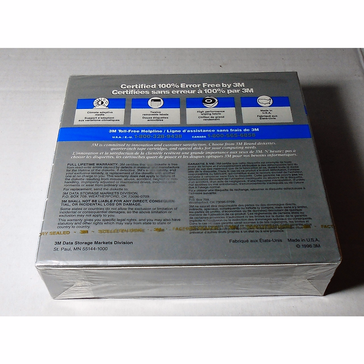 3m Ds-dd 10 Diskettes 5 1/4"