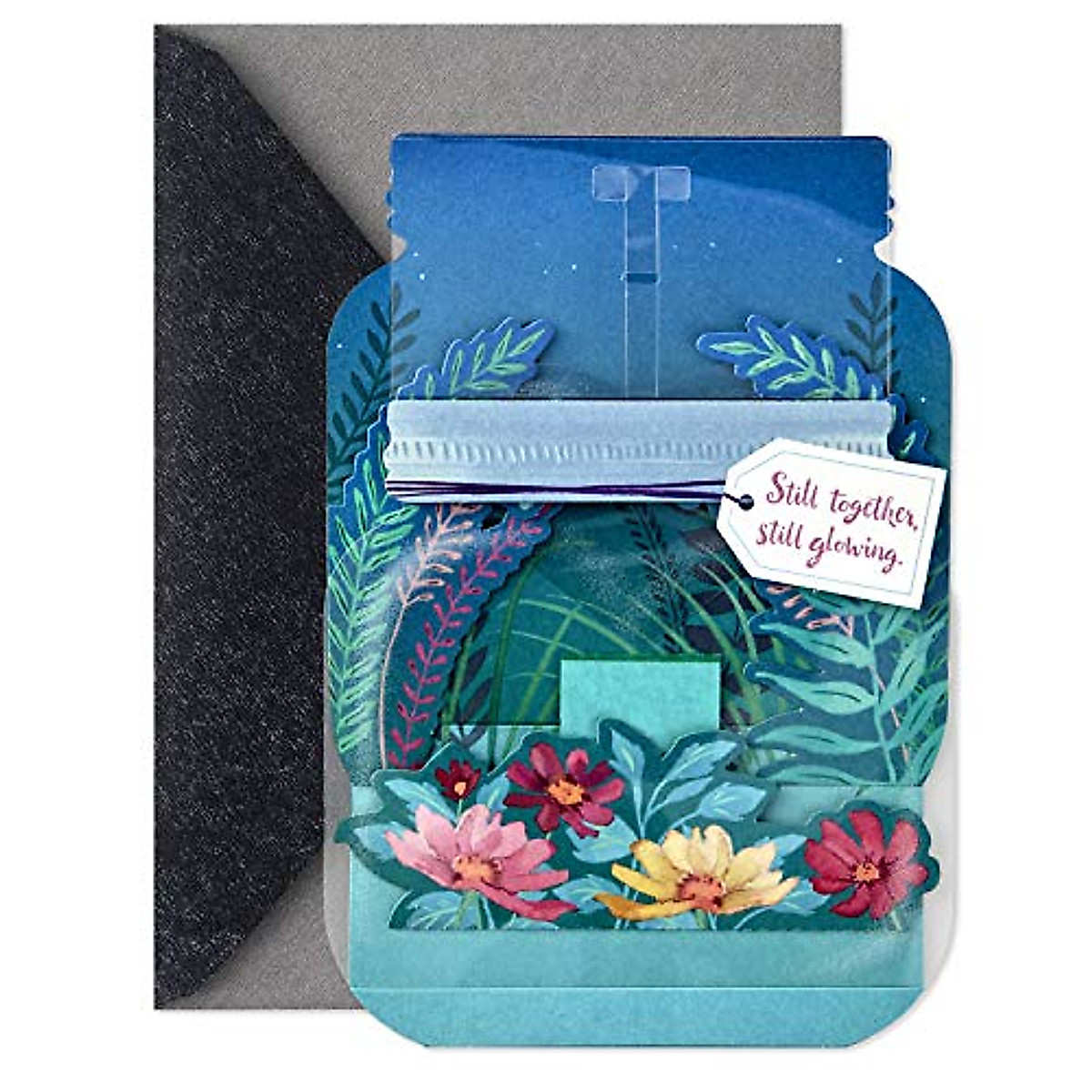 Hallmark Paper Wonder Displayable Pop Up Anniversary Card (Still Glowing)