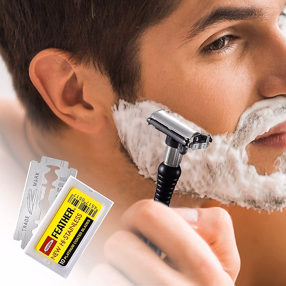 Feather Double Edge Safety Razor Blades 30 Count